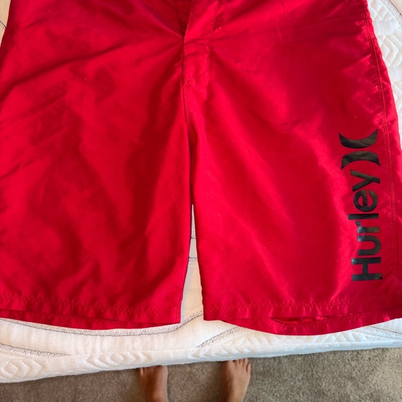 Hurley | Swim | Hurley Red Board Shorts Sporty Swimwear | Poshmark